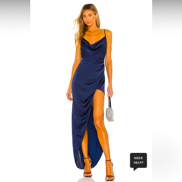 REVOLVE | Dresses | Major Sale Revolve Nbd Shelby Gown Navy Formal ...
